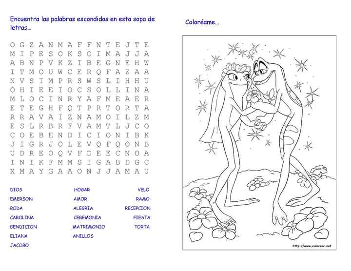 Hojas De Actividades De Boda Para Imprimir Parábola De La Fiesta De